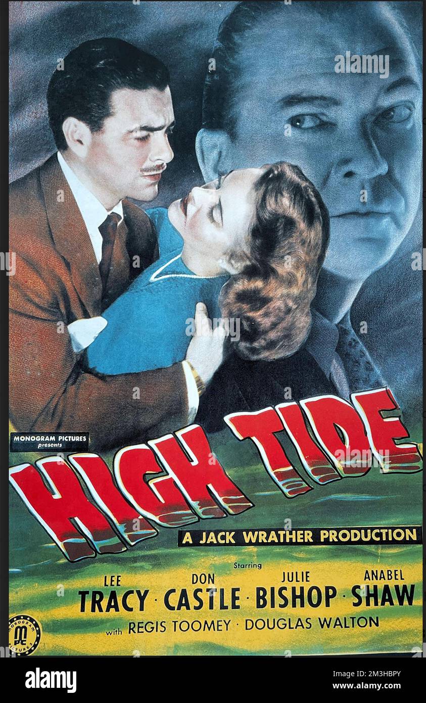 HIGH TIDE 1947 Monogram Pictures film with Julie Bishop, d Don Castle ...