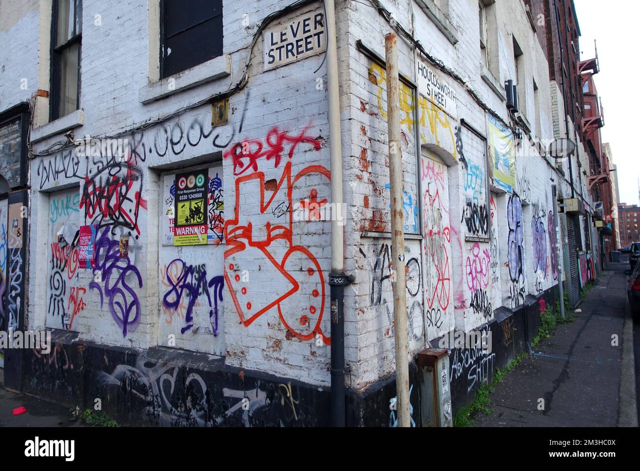 Graffite in Manchester, England, UK Stock Photo - Alamy