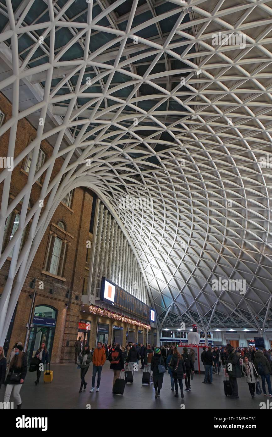 Interior of King's Cross station , London Stock Photo - Alamy