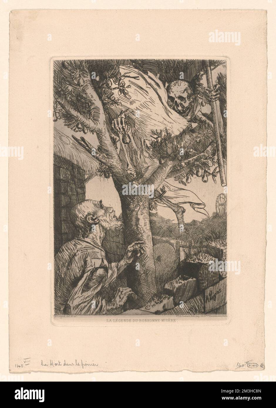 La Mort dans le poirier , Death, Skeletons, Pear trees, Pears, Alphonse ...