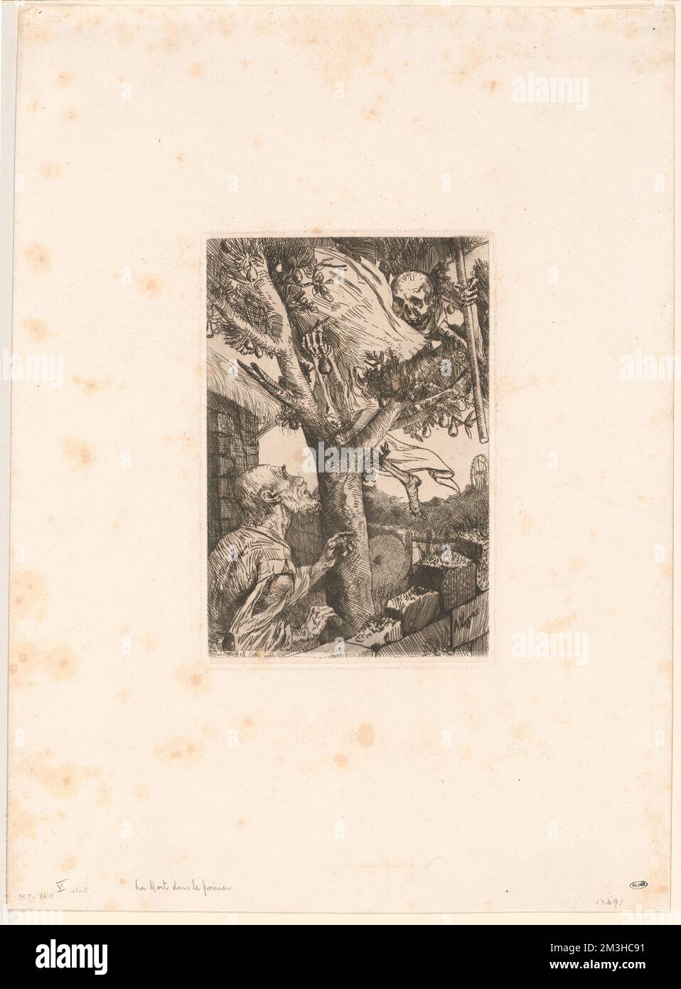La Mort dans le poirier , Death, Skeletons, Pear trees, Pears, Alphonse ...