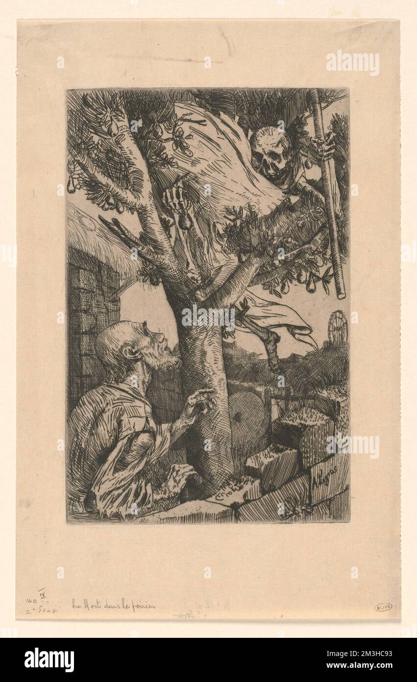 La Mort dans le poirier , Death, Skeletons, Pear trees, Pears, Alphonse ...