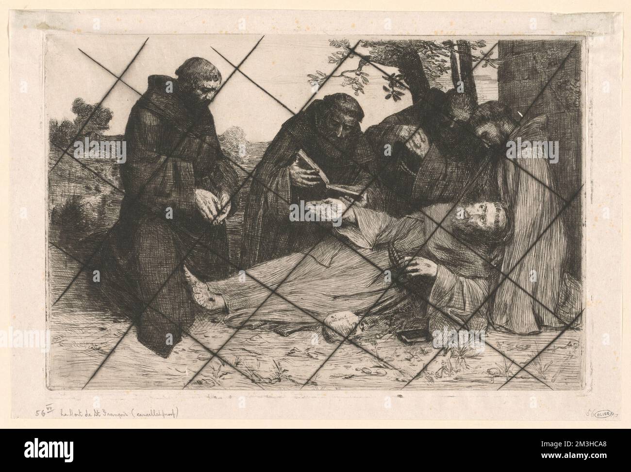 La mort de St. François , Monks, Death, Saints, Francis, of Assisi ...