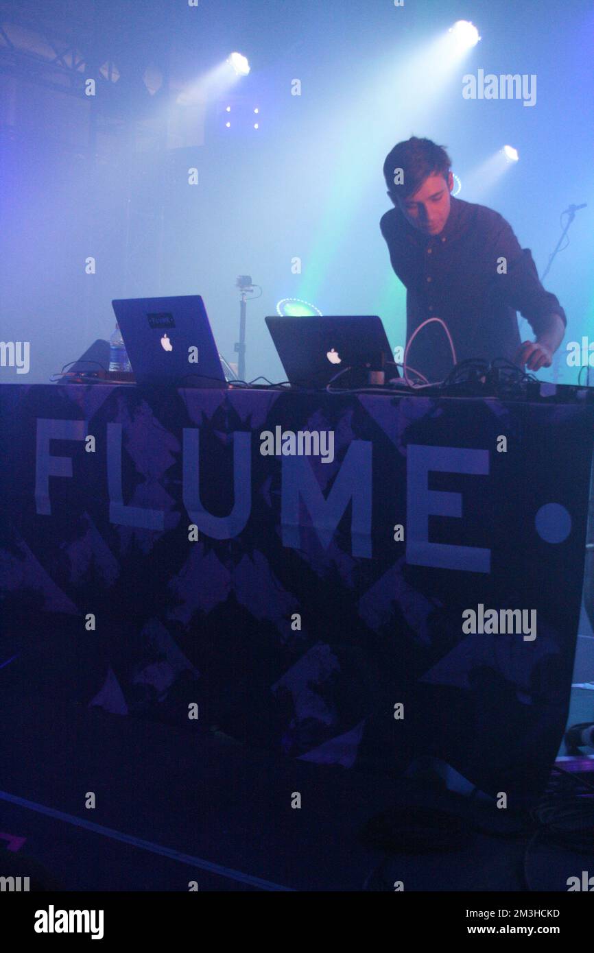 SXSW - Flume in concert Stock Photo - Alamy