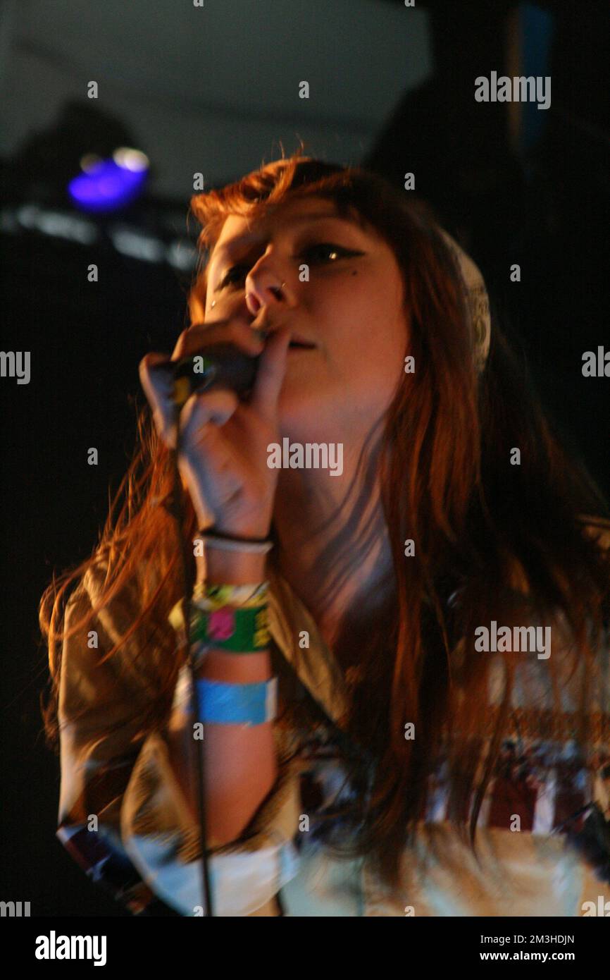 SXSW - Kitty Pryde in concert Stock Photo - Alamy