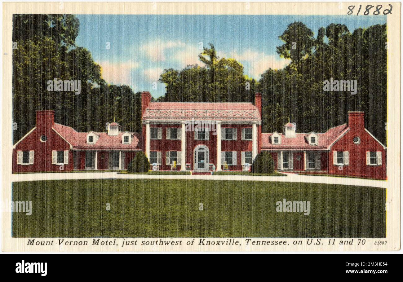 Mount Vernon Motel, just southwest of Knoxville, Tennessee, on U.S. 11 ...