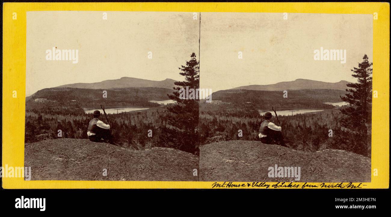 The mountain house and valley of the lakes from north Mt. High Peak and ...