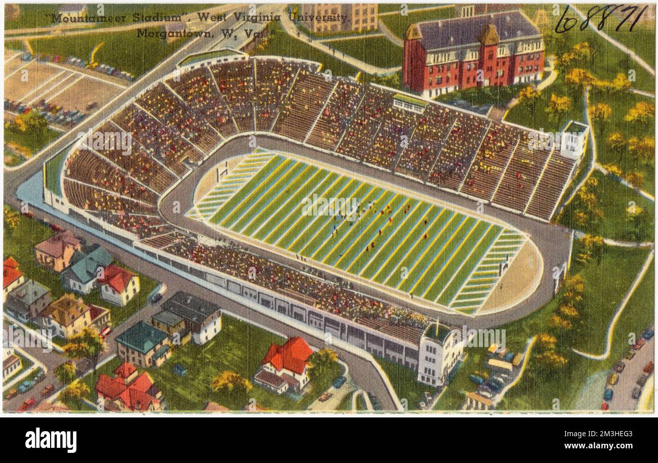 'Mountaineer Stadium,' West Virginia University, Morgantown, W. Va ...