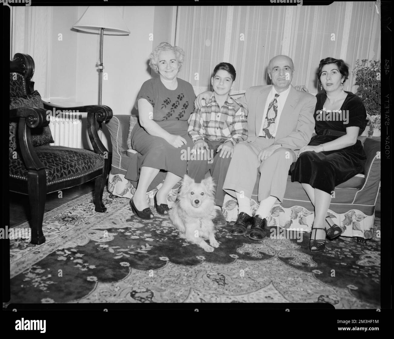 Mr. & Mrs. Arsen Atamian, his sister. Alice Mahakian, Peter , Boys ...