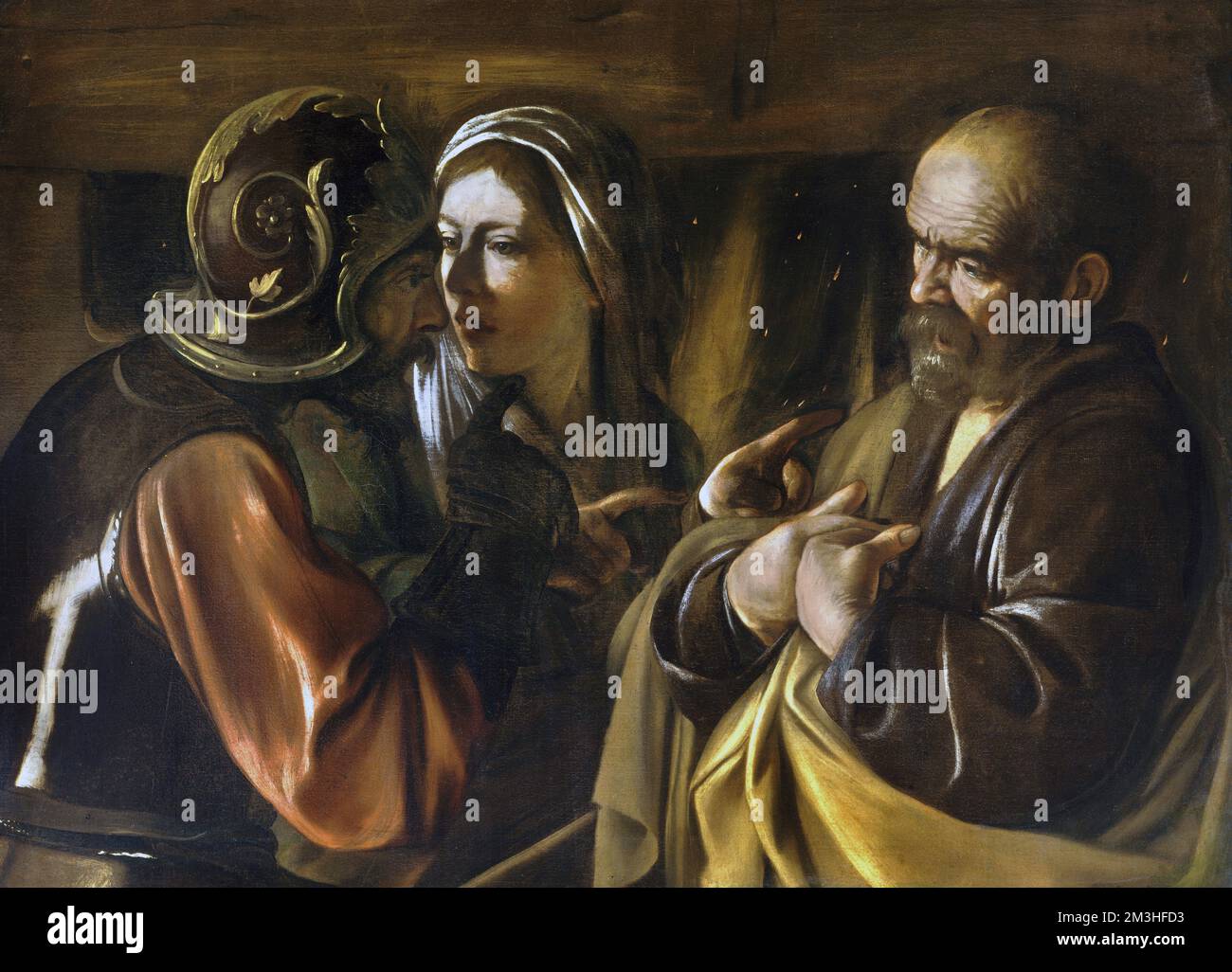 Michelangelo Merisi da Caravaggio (1571-1610) Title The Denial of Saint ...