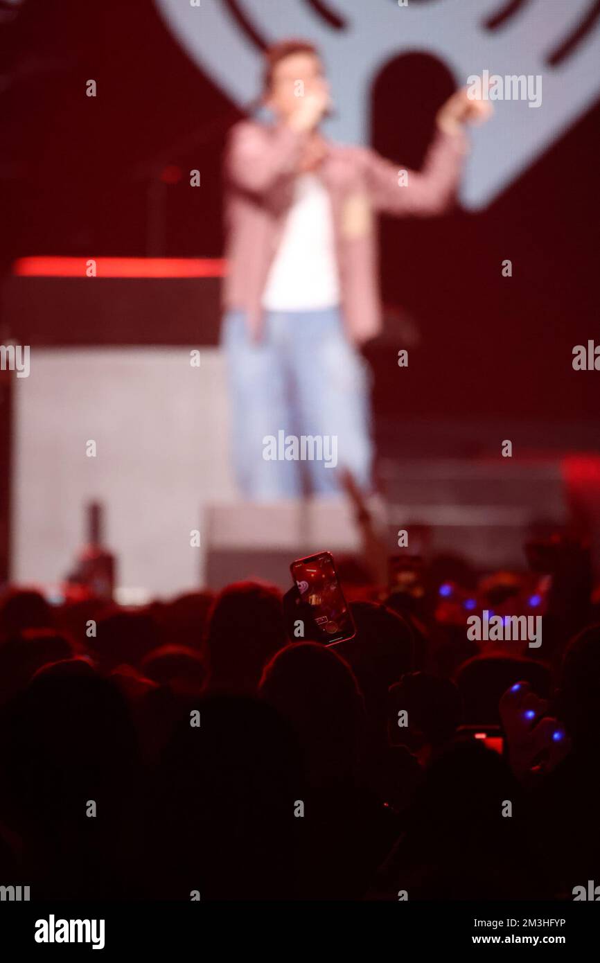 2022 Jingle Ball In Philadelphia -PICTURED: Singer Charlie Puth ...