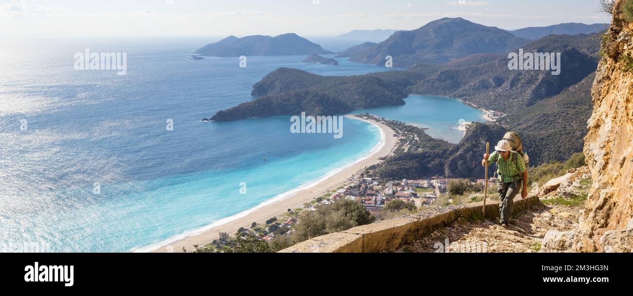 Beautiful nature landscapes in Turkey mountains. Lycian way is famous ...