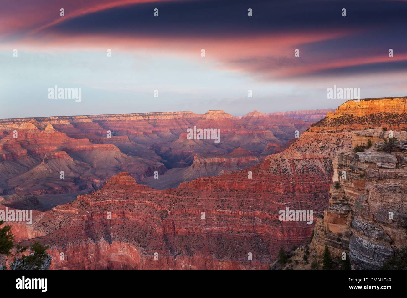 Picturesque landscapes of the Grand Canyon, Arizona, USA. Beautiful ...