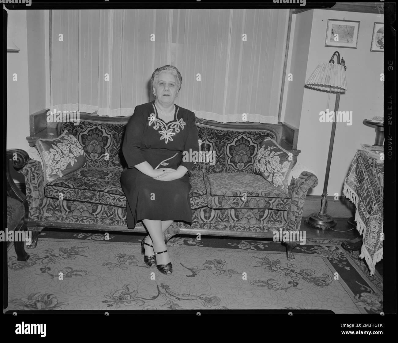 Mrs. Alice Kadishian ,. Leon Abdalian Collection Stock Photo - Alamy
