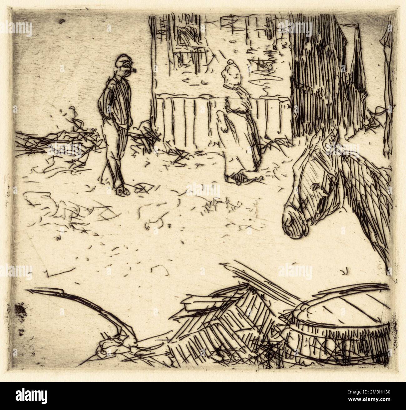 Mrs. Dexter and Albert I ,. Charles H. Woodbury (1864-1940). Prints ...