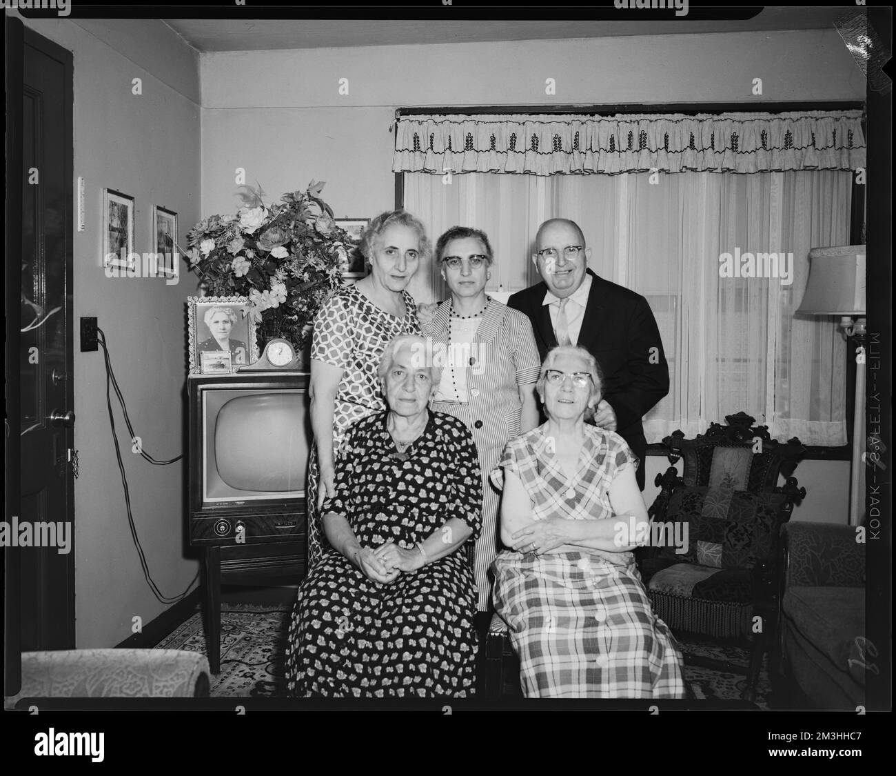 Mrs. Gladys Changelian, sister Nervar, Mrs. Leylekian, Santough and ...