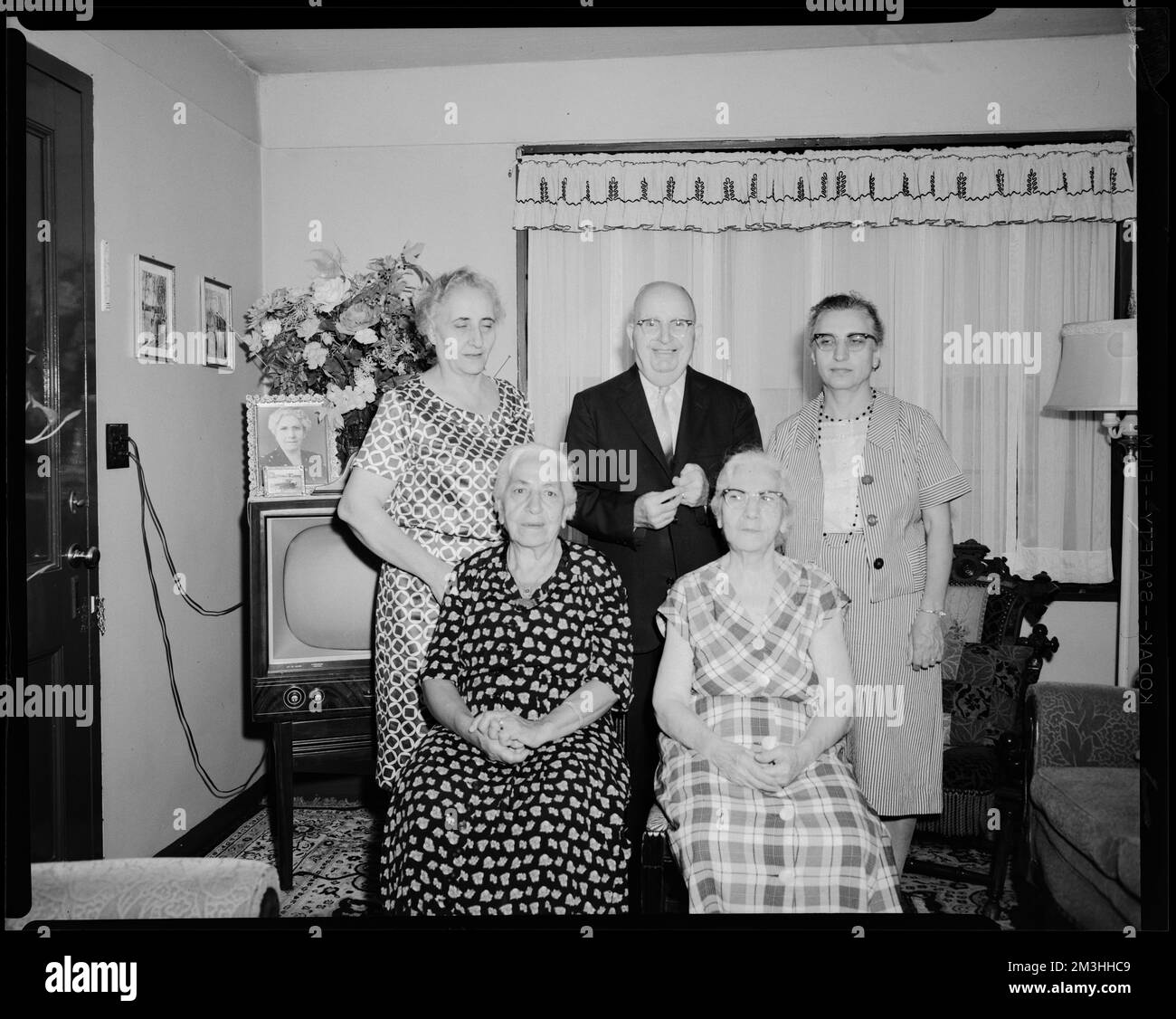 Mrs. Gladys Changelian, sister Nervar, Mrs. Leylekian, Santough and ...