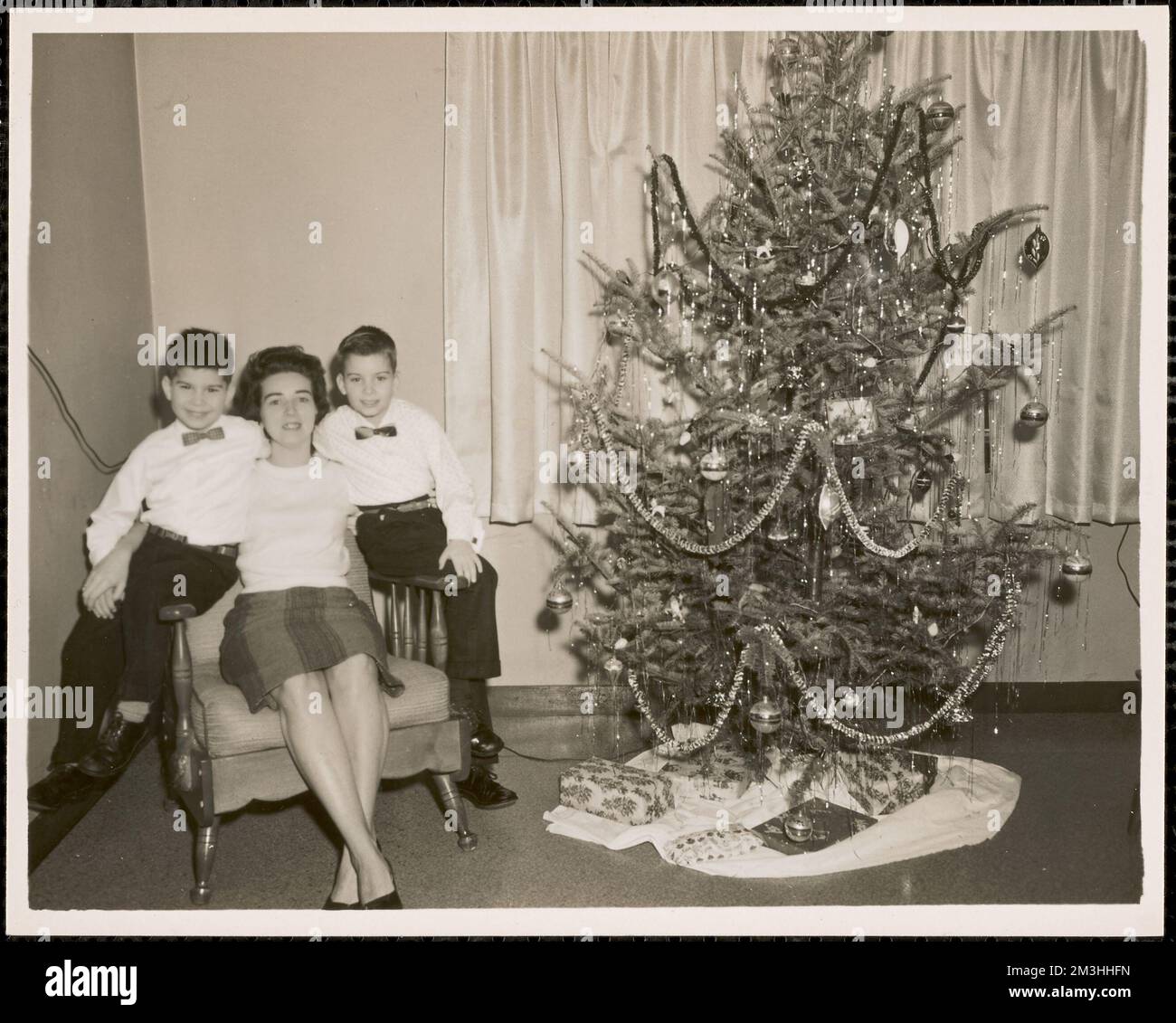 Mrs. Joan Roth + Billy and Steve , Families, Children, Christmas trees ...