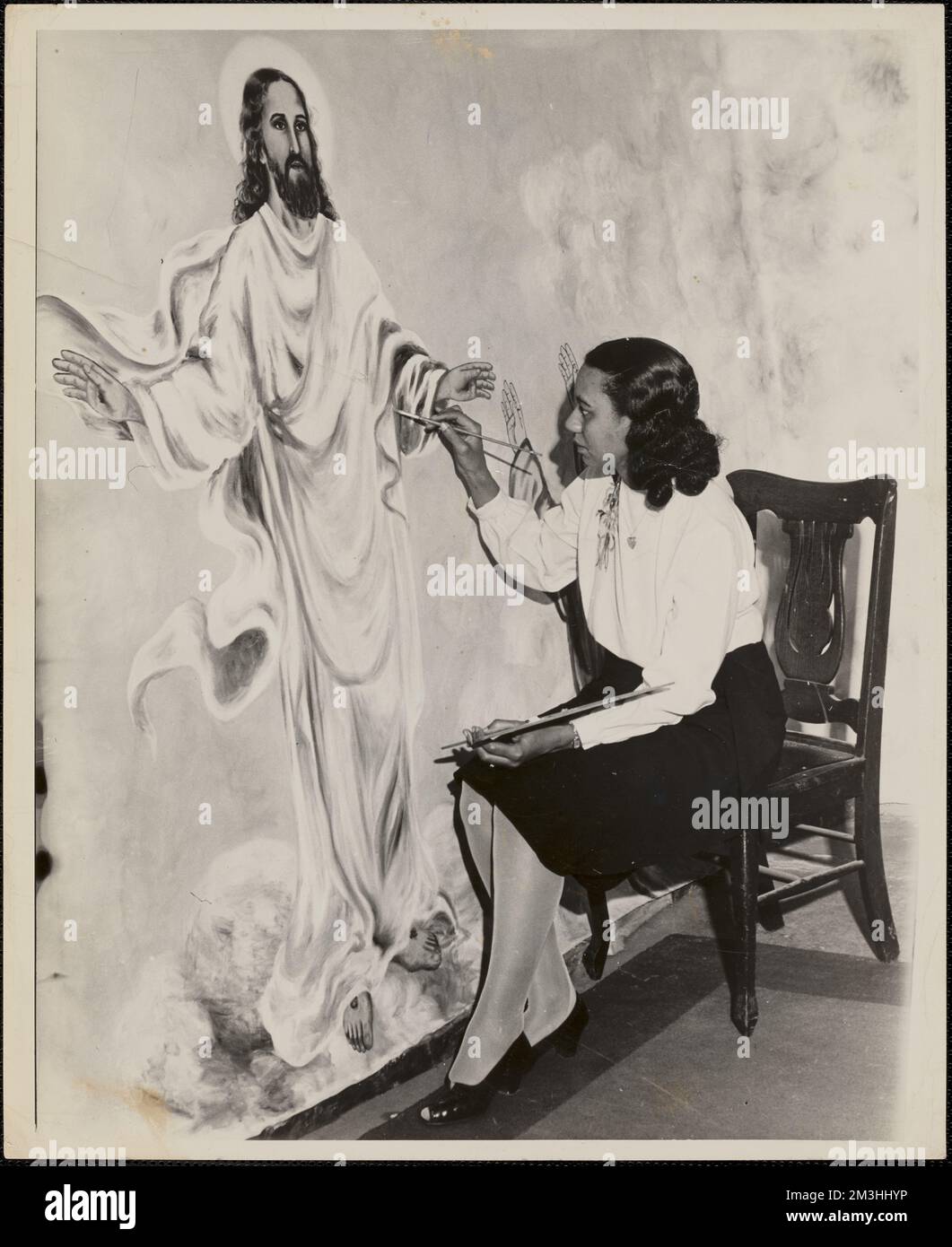 Mrs. Pauline Keys, religious artist , Painters Artists, Murals, Jesus ...