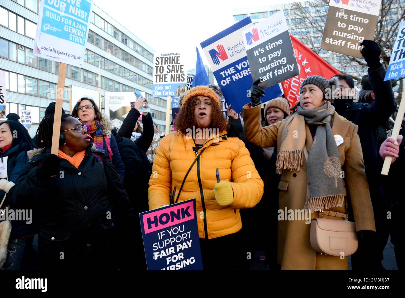 The largest strike in RCN history started on the 15th December as ...
