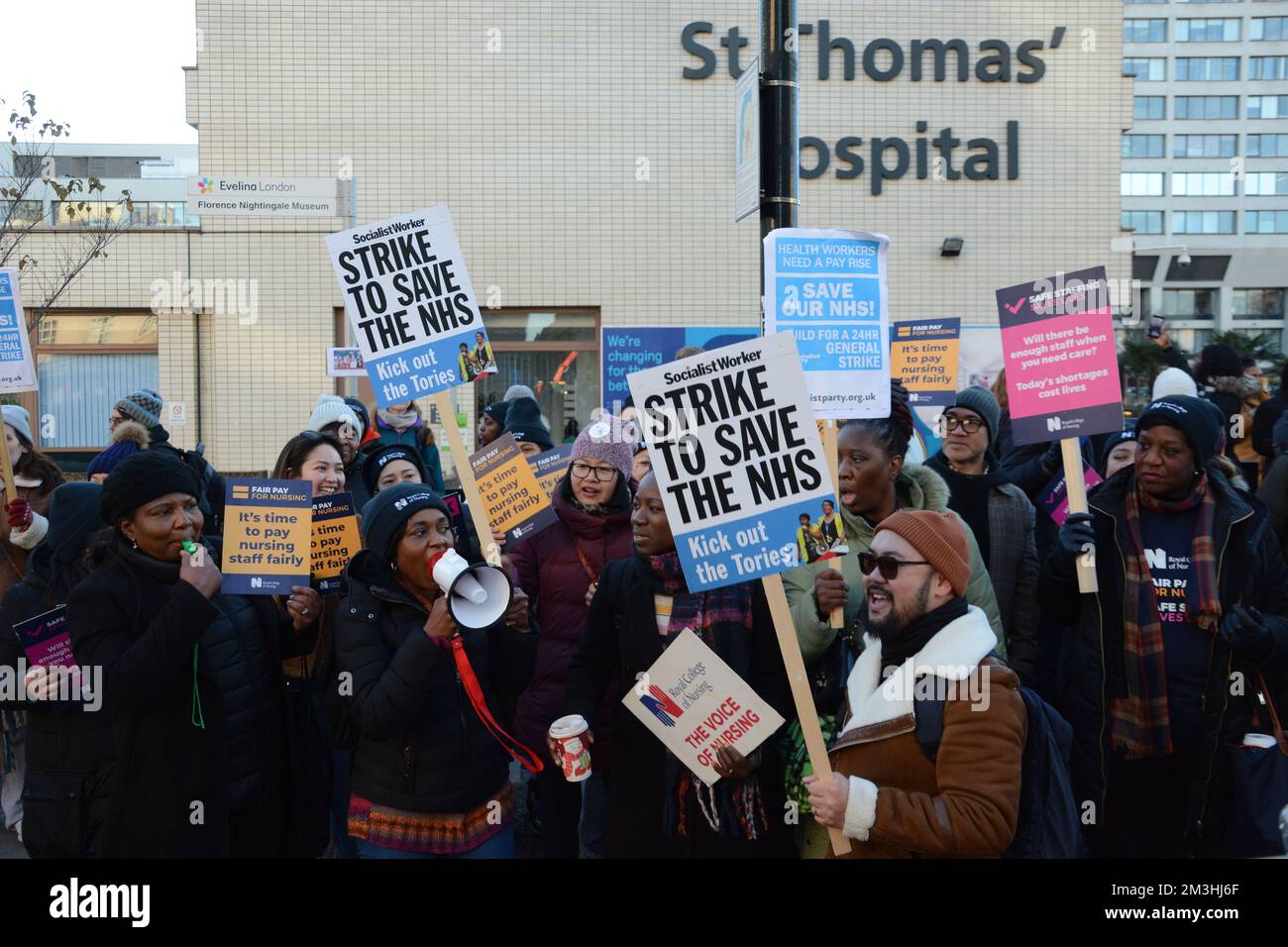 The largest strike in RCN history started on the 15th December as ...