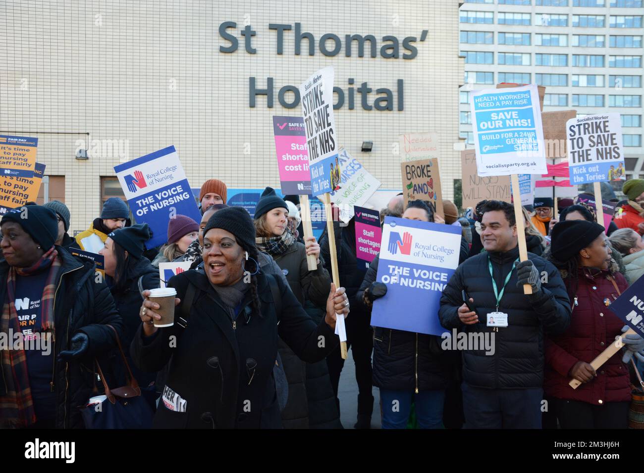 The largest strike in RCN history started on the 15th December as ...