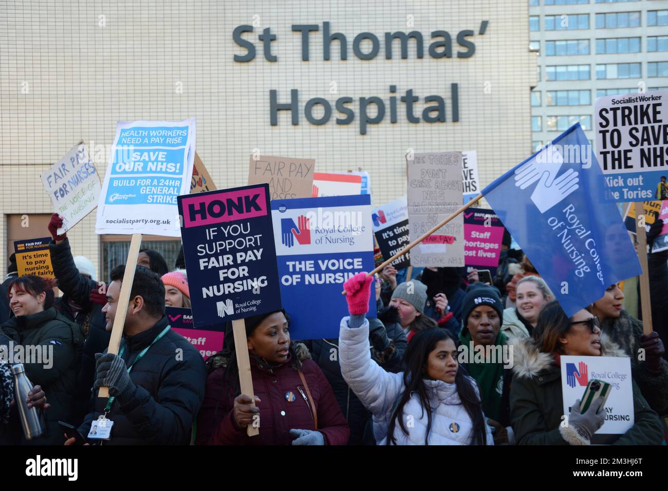 The largest strike in RCN history started on the 15th December as ...