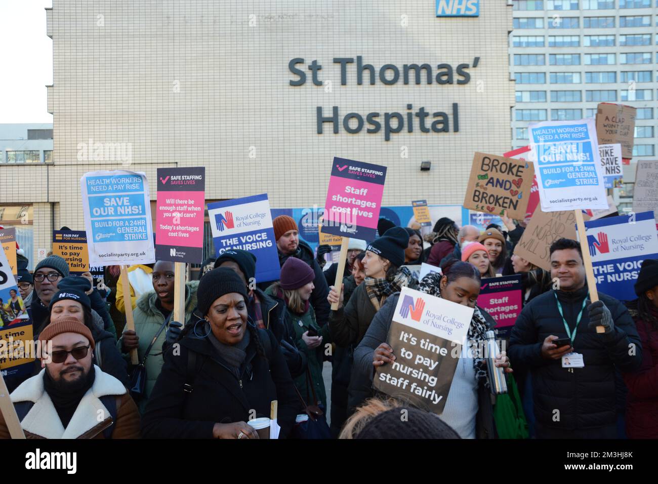 The largest strike in RCN history started on the 15th December as ...