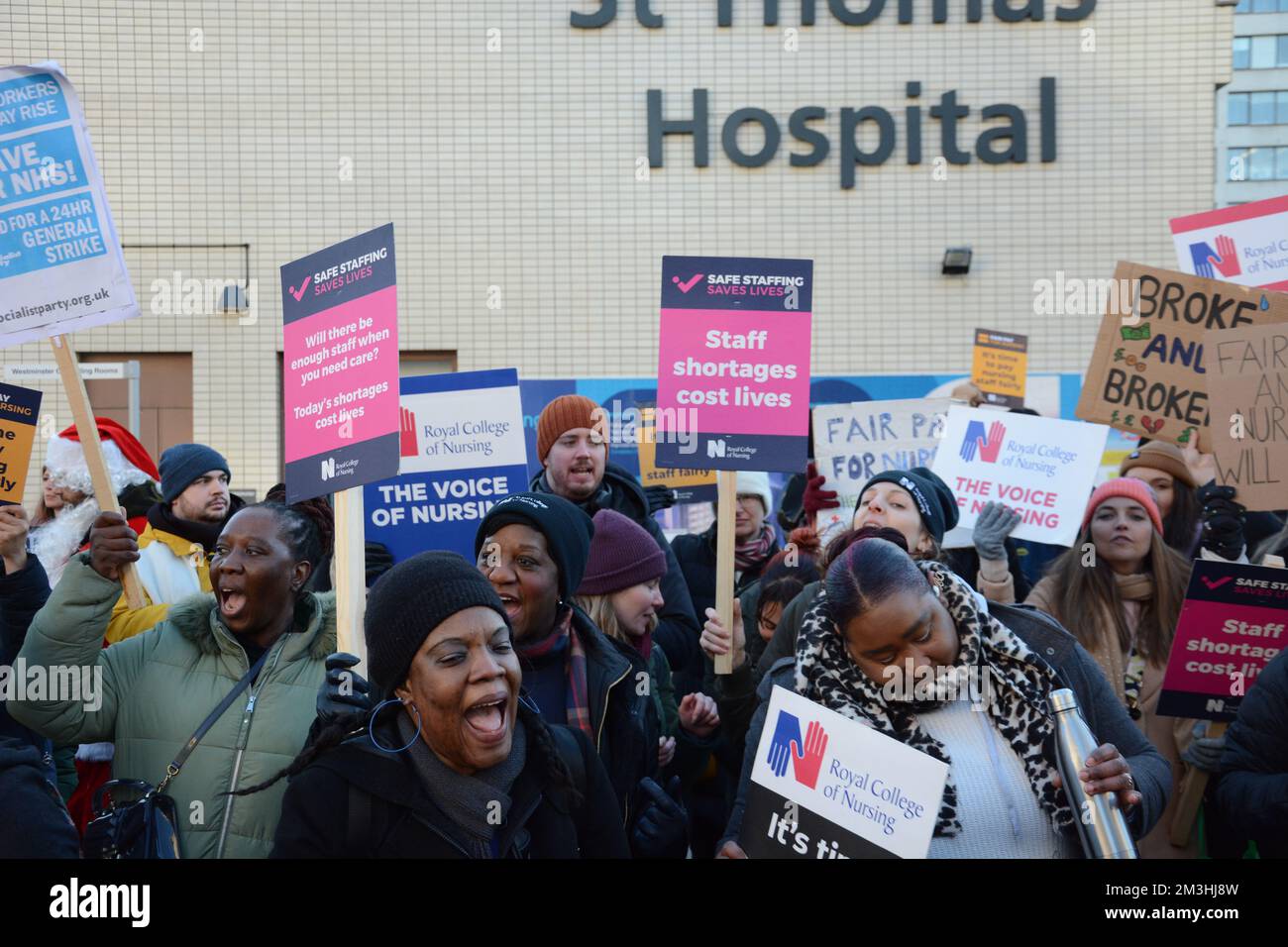 The largest strike in RCN history started on the 15th December as ...