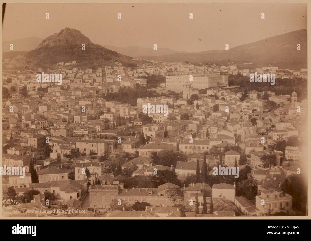 Mt. Lykabettus and King's Palace , Mountains, Castles & palaces, Cities ...