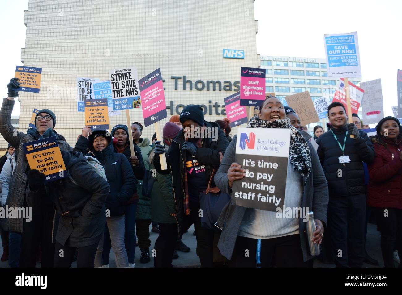 The largest strike in RCN history started on the 15th December as ...