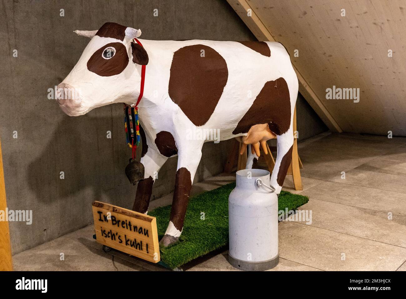 Cow Sculpture Depicts Importance of Milk and Cream in the Black Forest ...