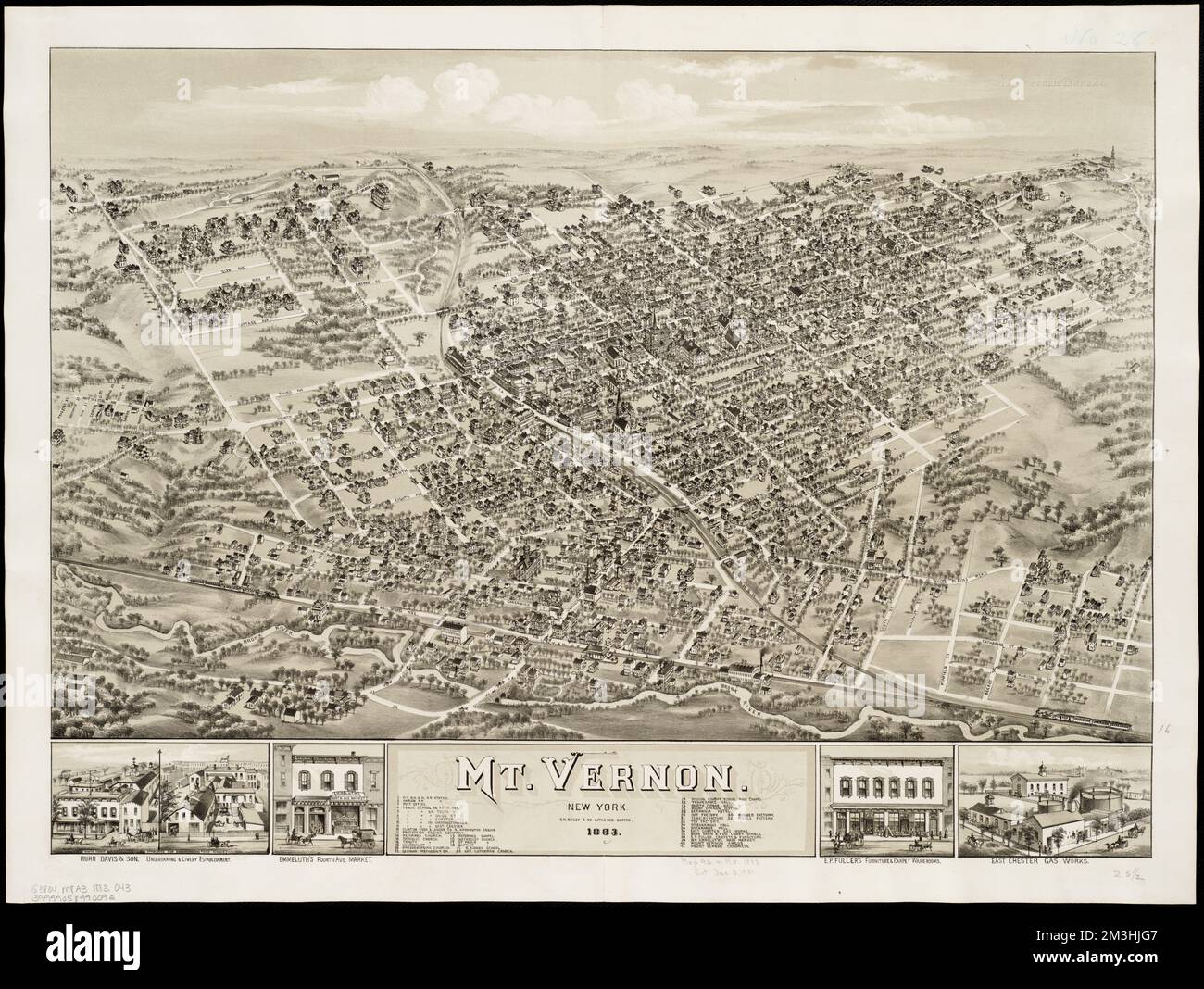 Map of mount vernon hi-res stock photography and images - Alamy