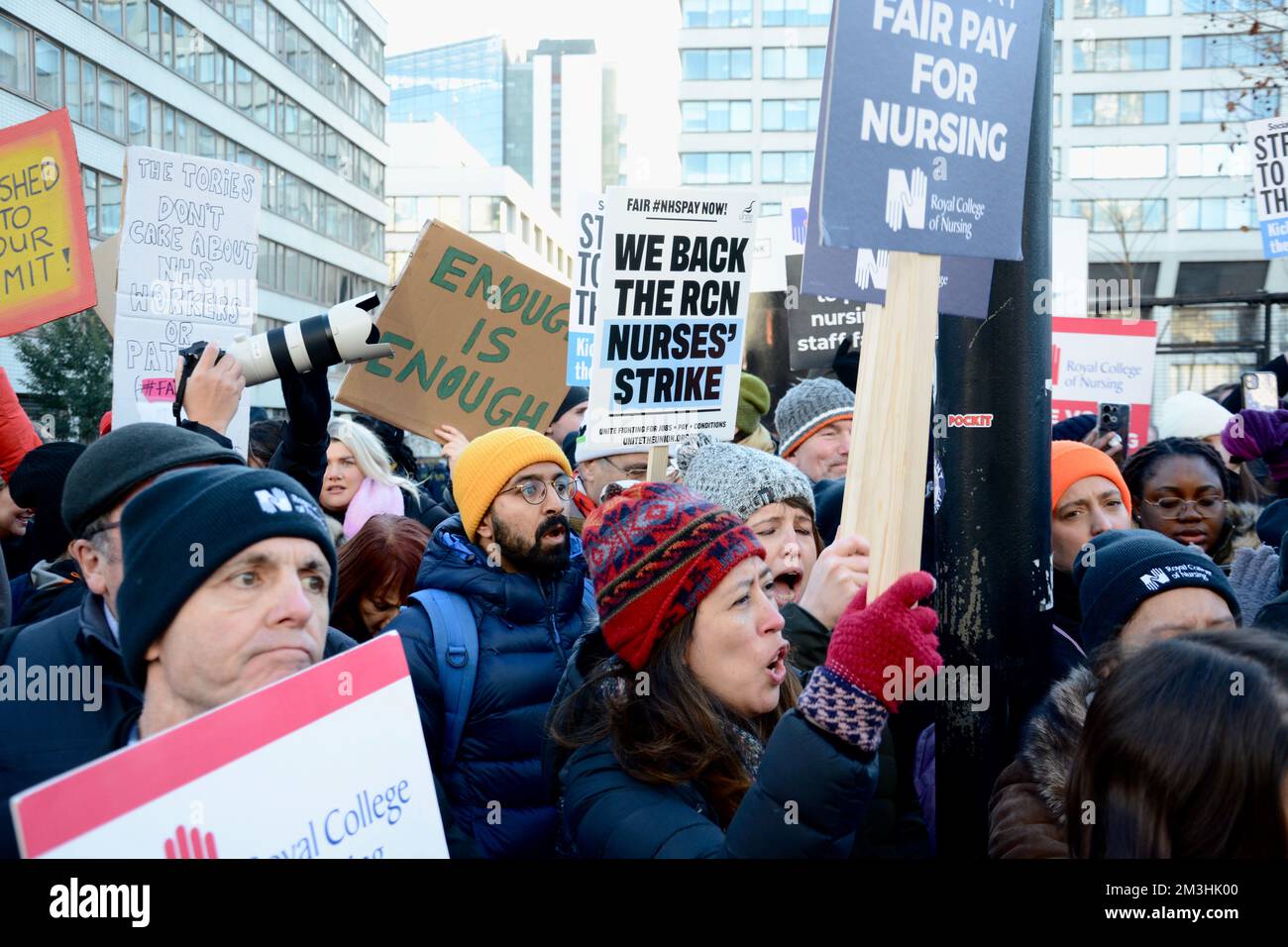 The largest strike in RCN history started on the 15th December as ...