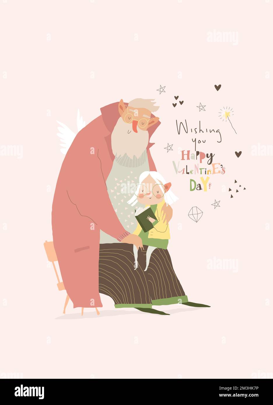 Older person reading book Stock Vector Images - Alamy