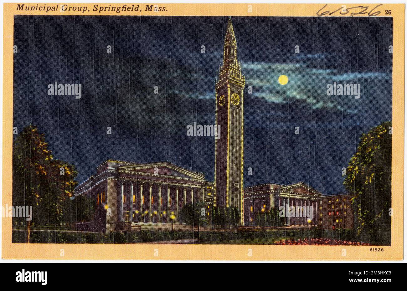 Municipal Group, Springfield, Mass. , Commercial facilities, Clock ...