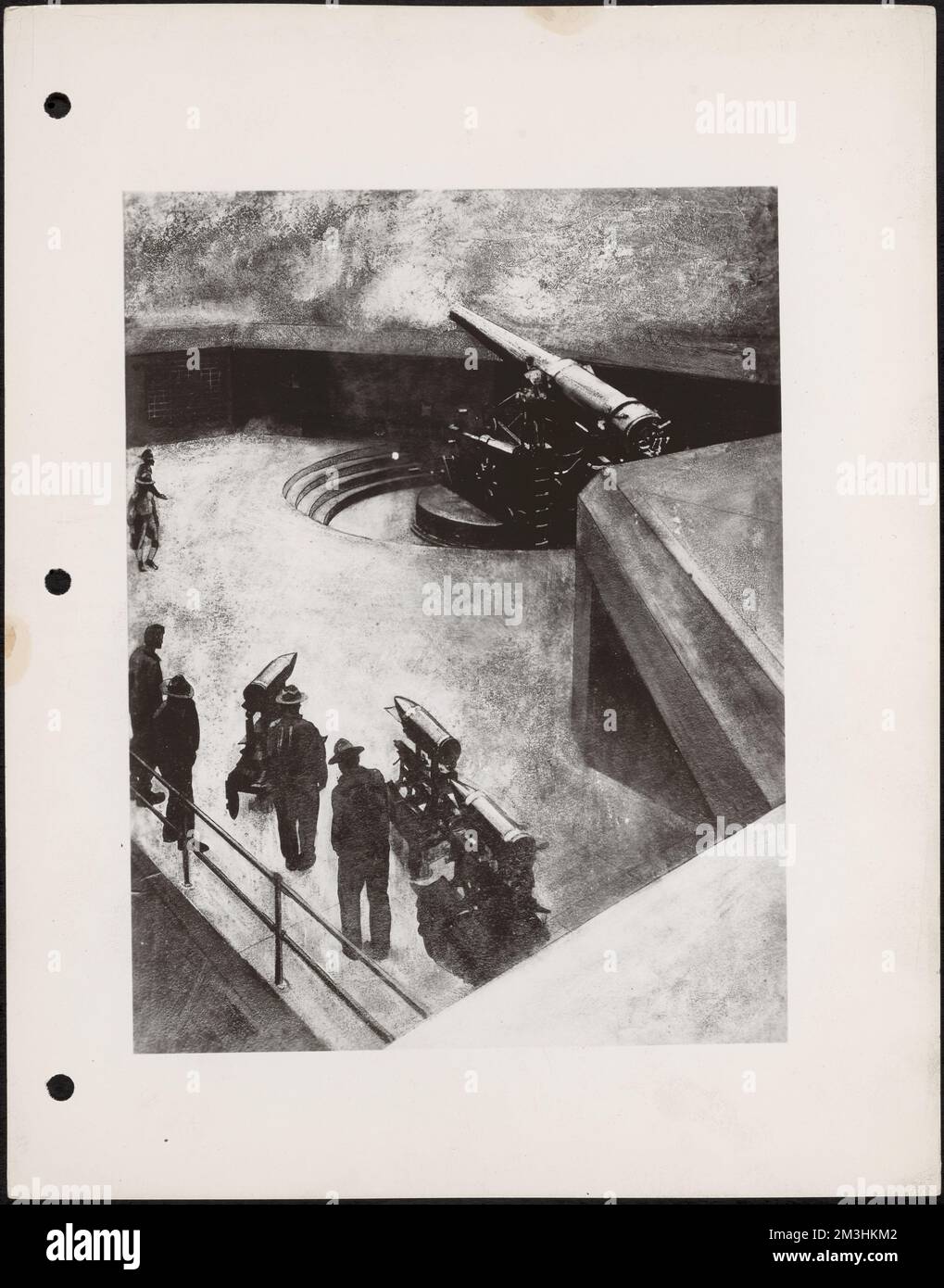 Mural, preliminary study not used in mural , Soldiers, Artillery ...