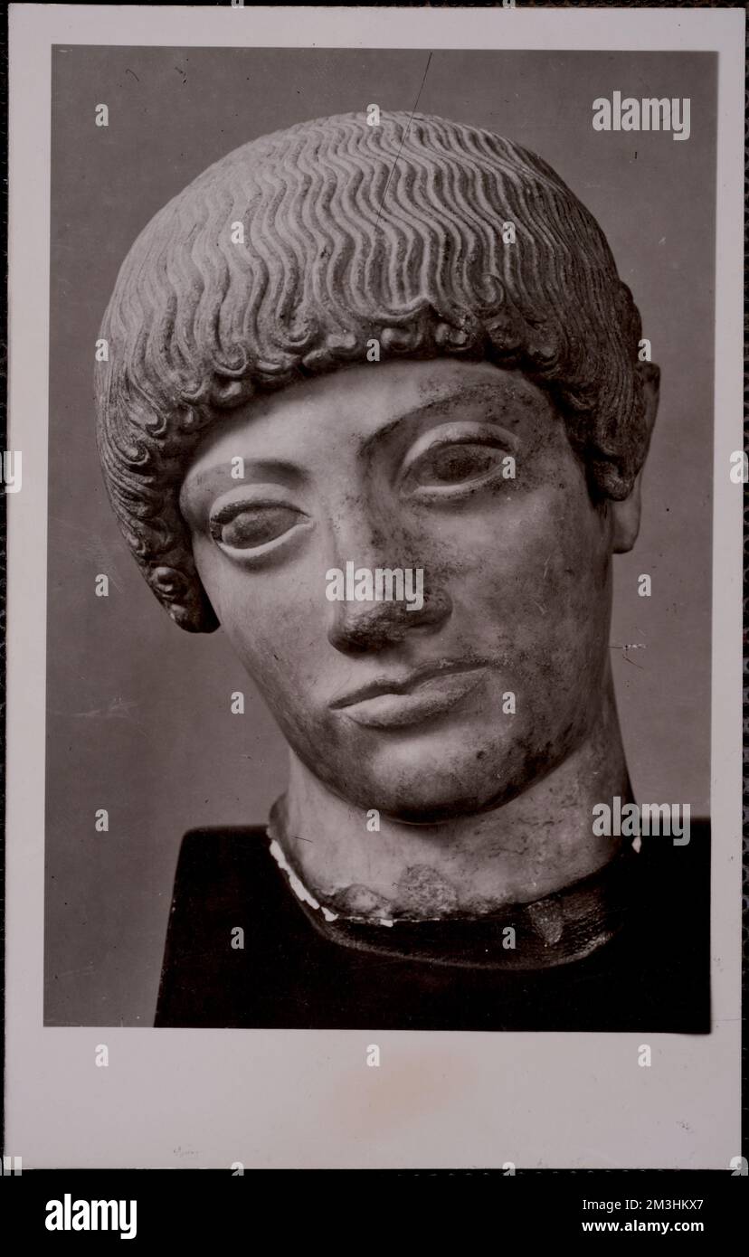 Musée de l'Acropole d'Athènes, 689, tête dite blonde vers 460 av. s ...