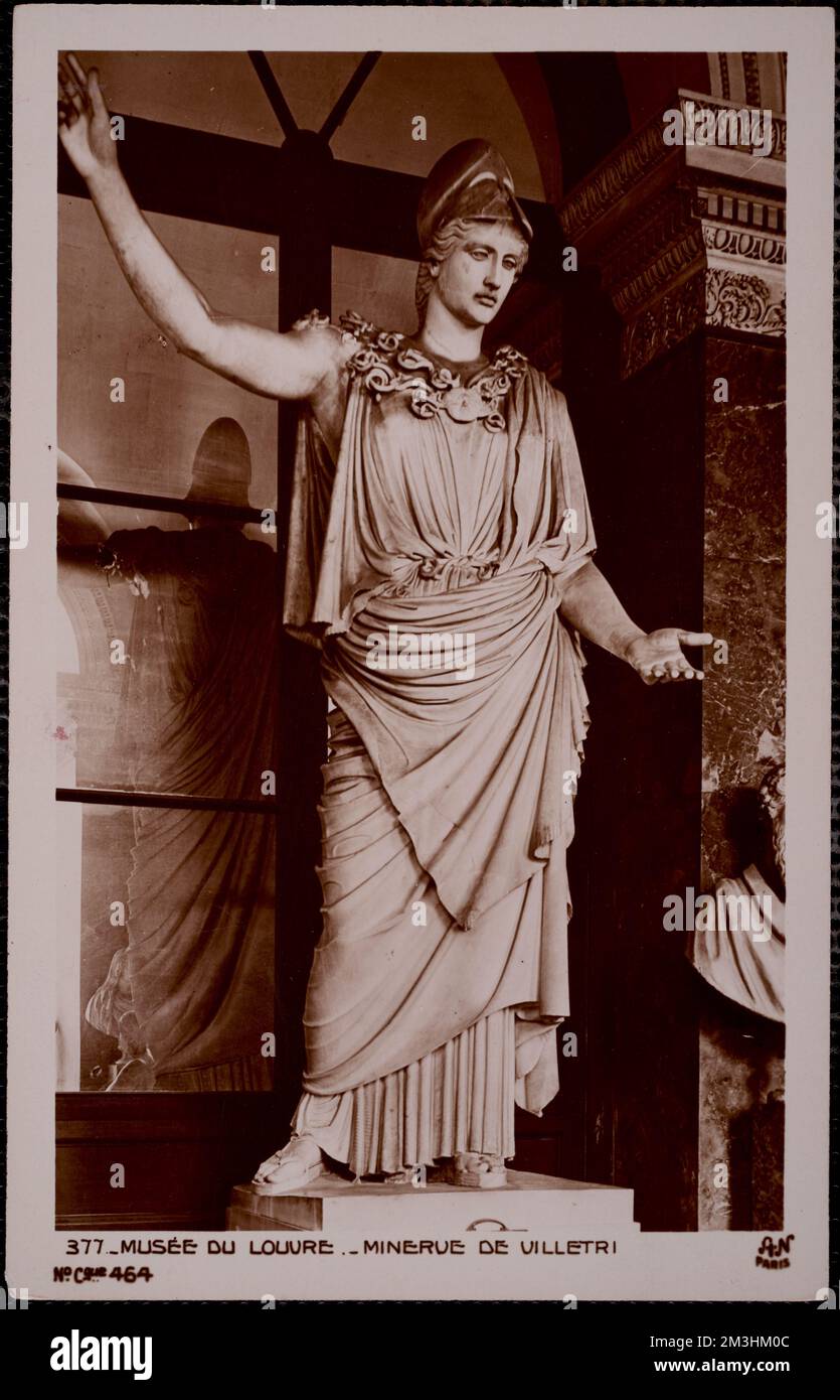 Musée du Louvre - Minvere de Villetri, No. Cgue 464 , Sculpture ...