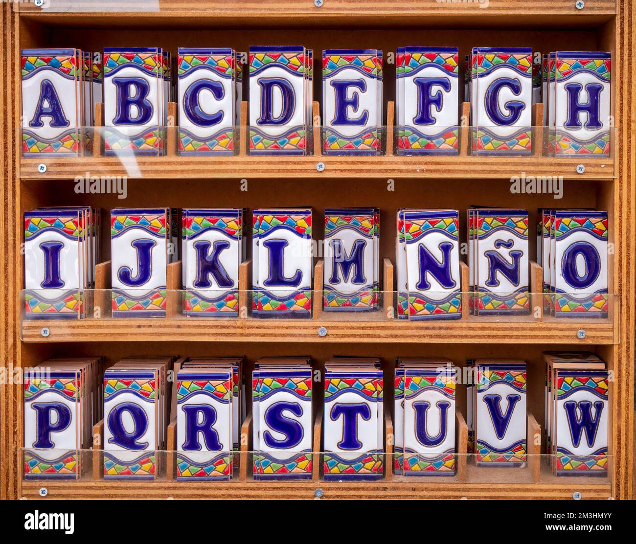 Spanish alphabet hi-res stock photography and images - Alamy