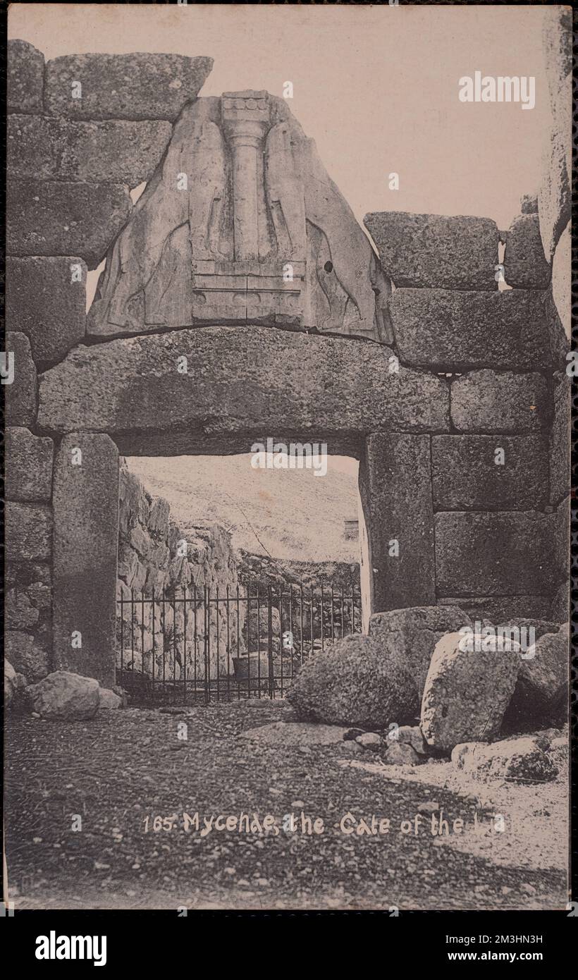 Mycenae, the Gate of the Lions , Archaeological sites, Tombs ...