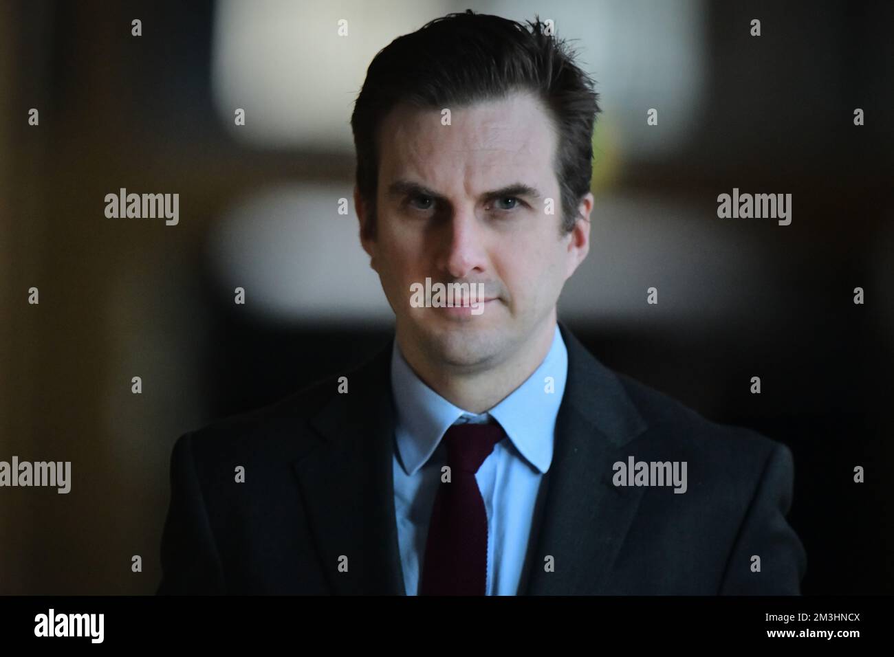 Edinburgh Scotland, UK 15 December 2022. Daniel Johnson at the Scottish ...