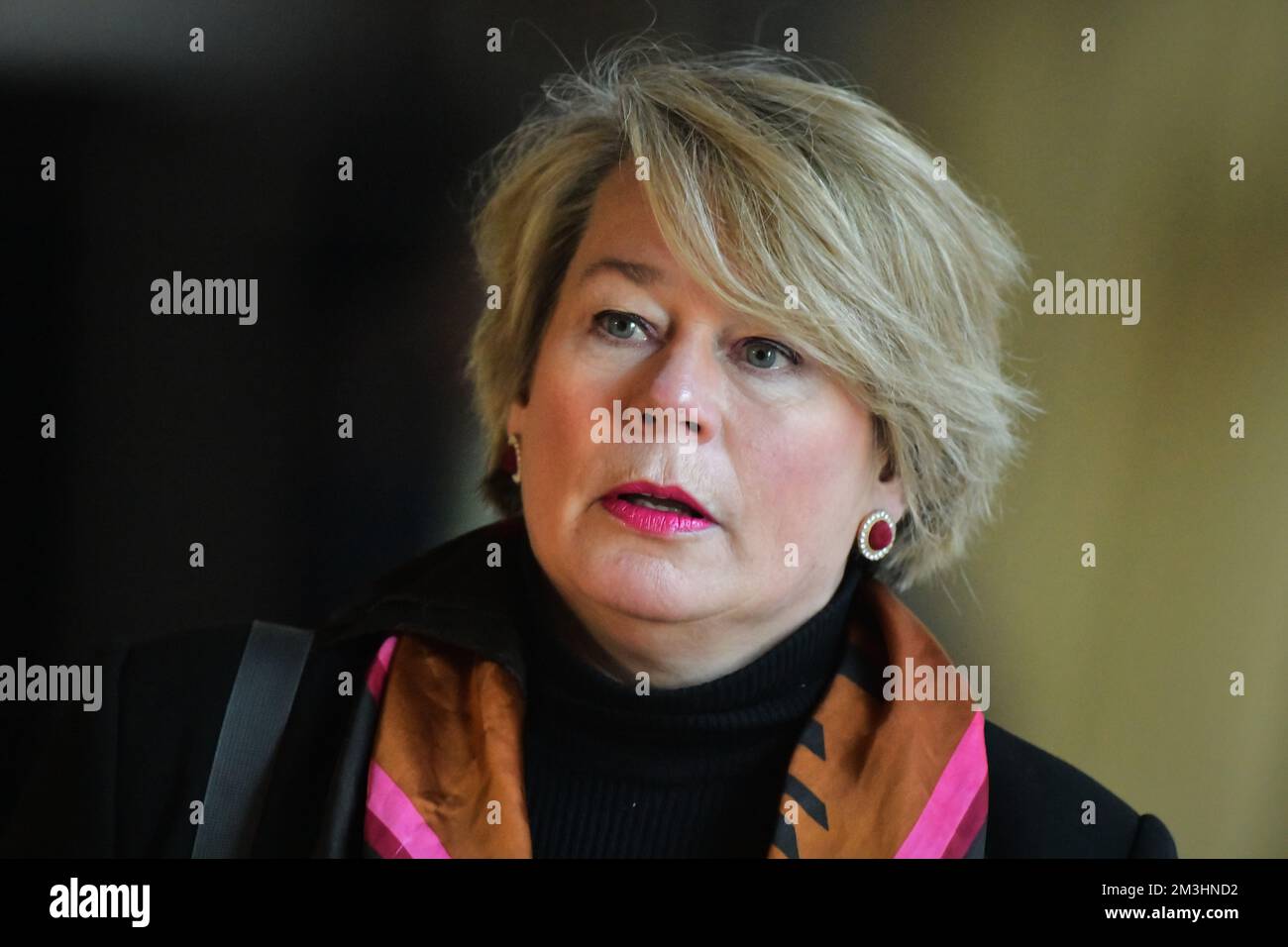 Edinburgh Scotland, UK 15 December 2022. Michelle Thomson at the ...