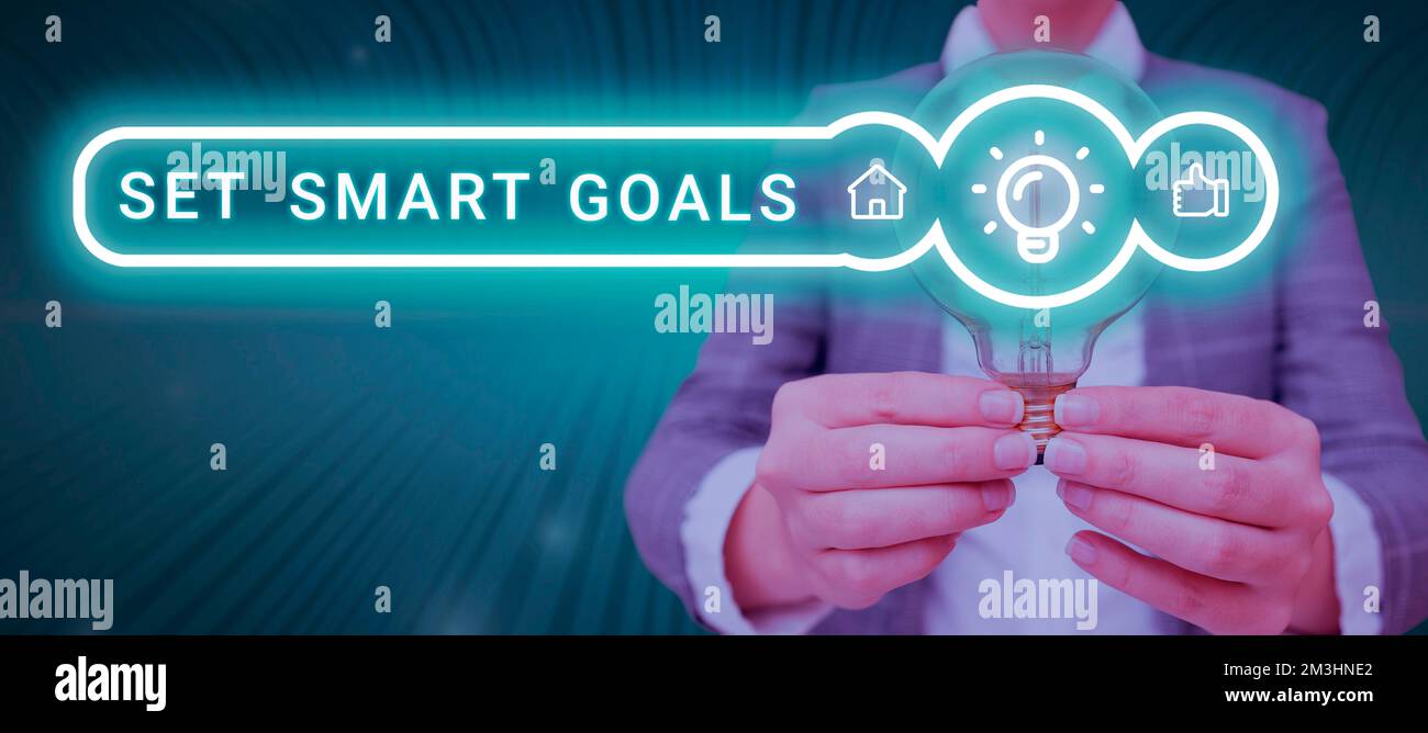 Conceptual display Set Smart Goals. Concept meaning Establish ... Conceptual display Set Smart Goals. Concept meaning Establish ...
