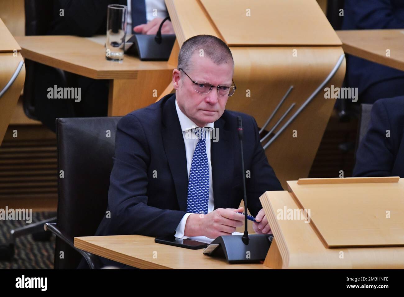 Edinburgh Scotland, UK 15 December 2022. Graham Simpson at the Scottish ...