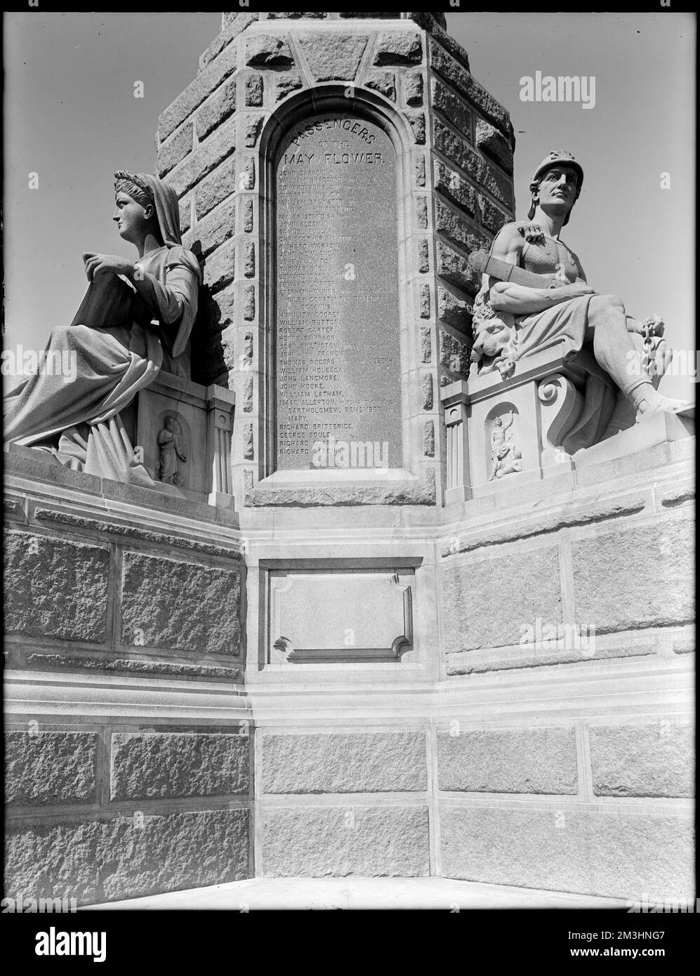 Names of the pilgrims who came over on Mayflower , Monuments ...