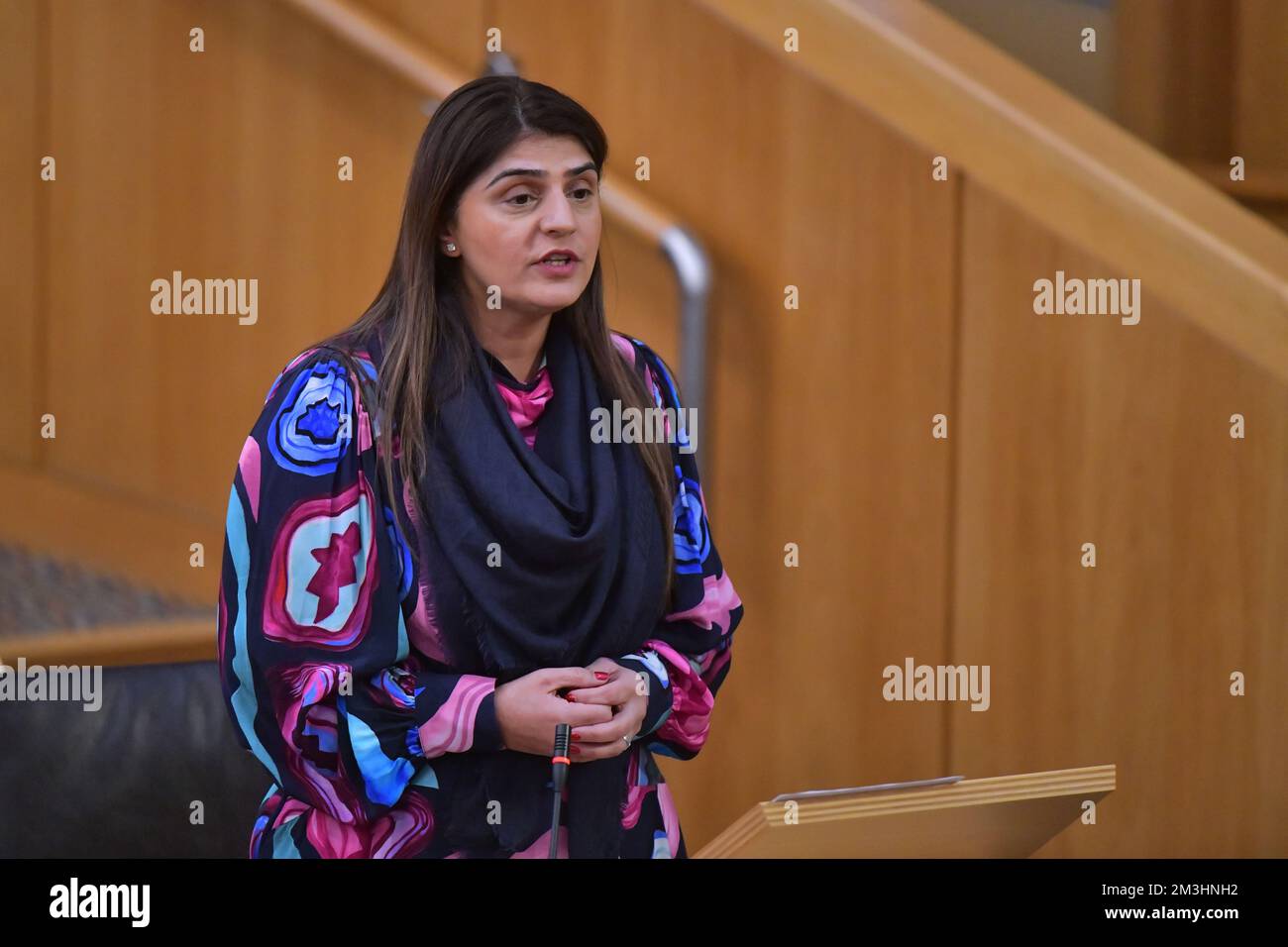 Edinburgh Scotland, UK 15 December 2022. Pam Gosal at the Scottish ...