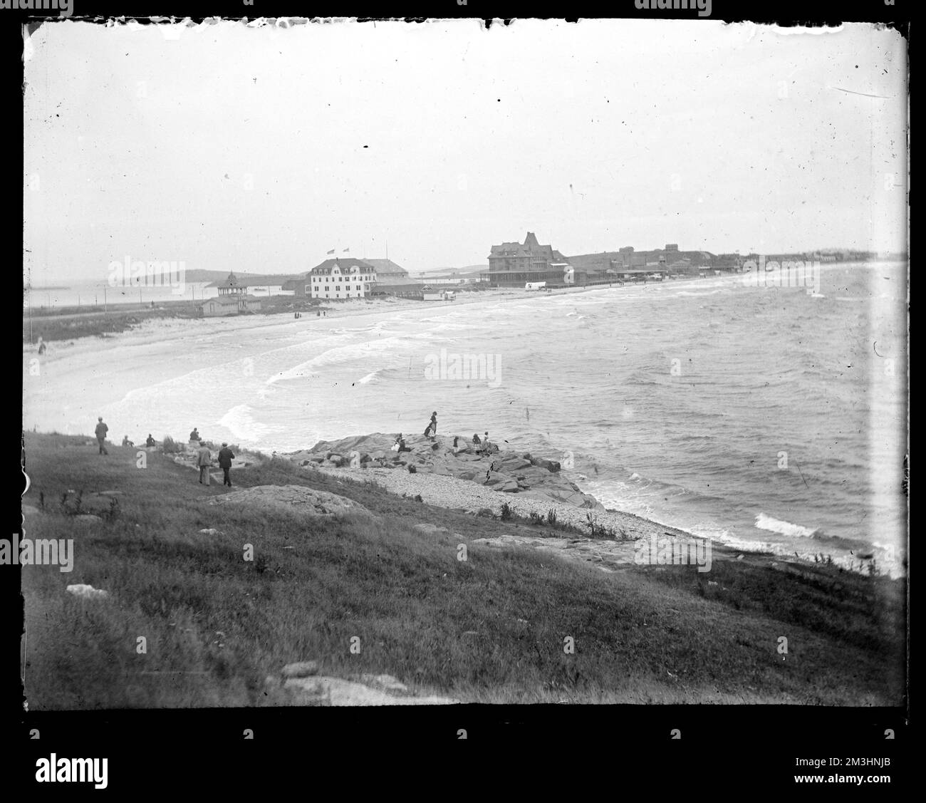 Nantasket Beach , Beaches. Hingham Public Library Glass Slide ...