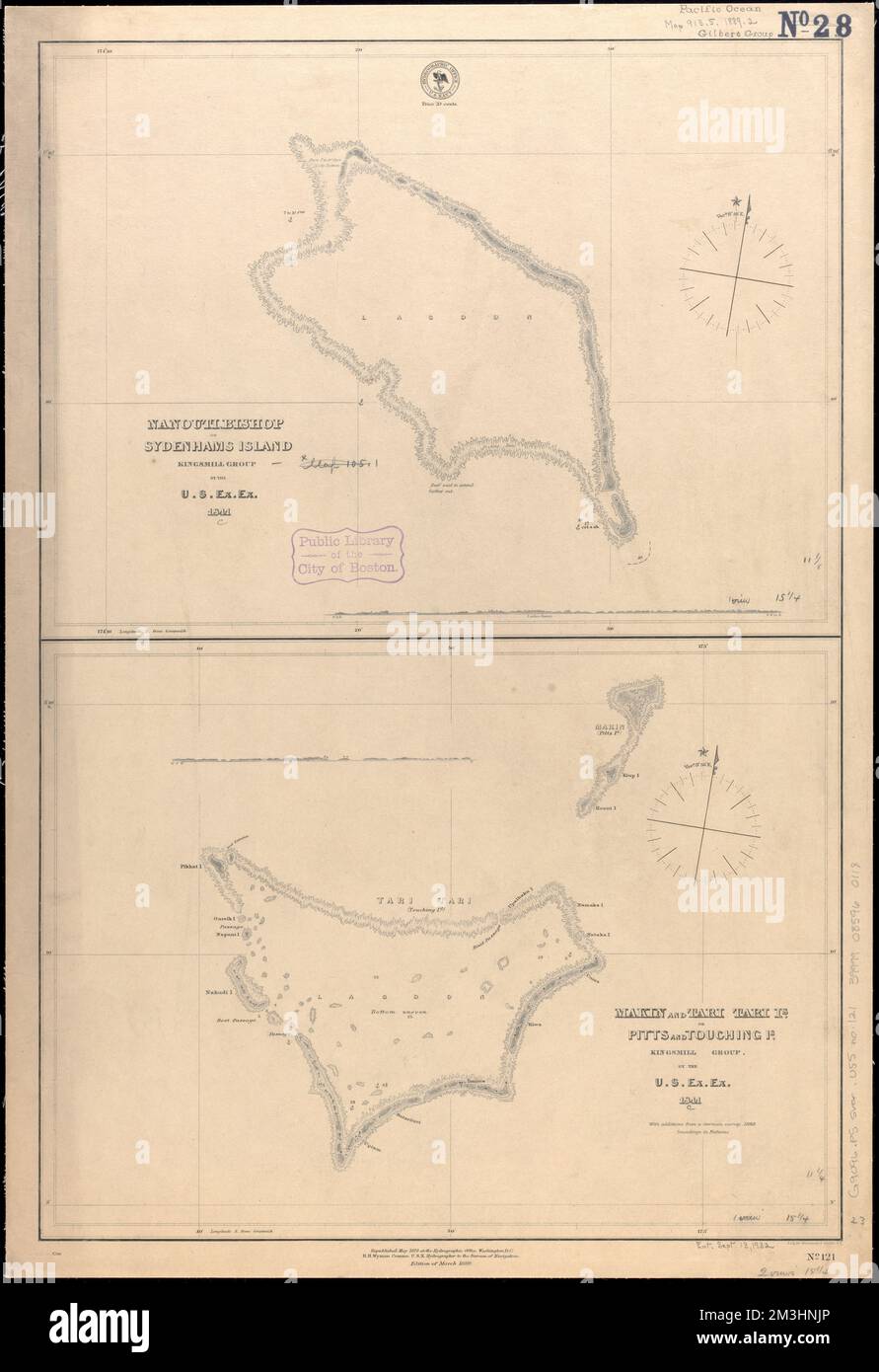 Nanouti, Bishop or Sydenhams Island, Kingsmill Group ; Makin and Tari ...