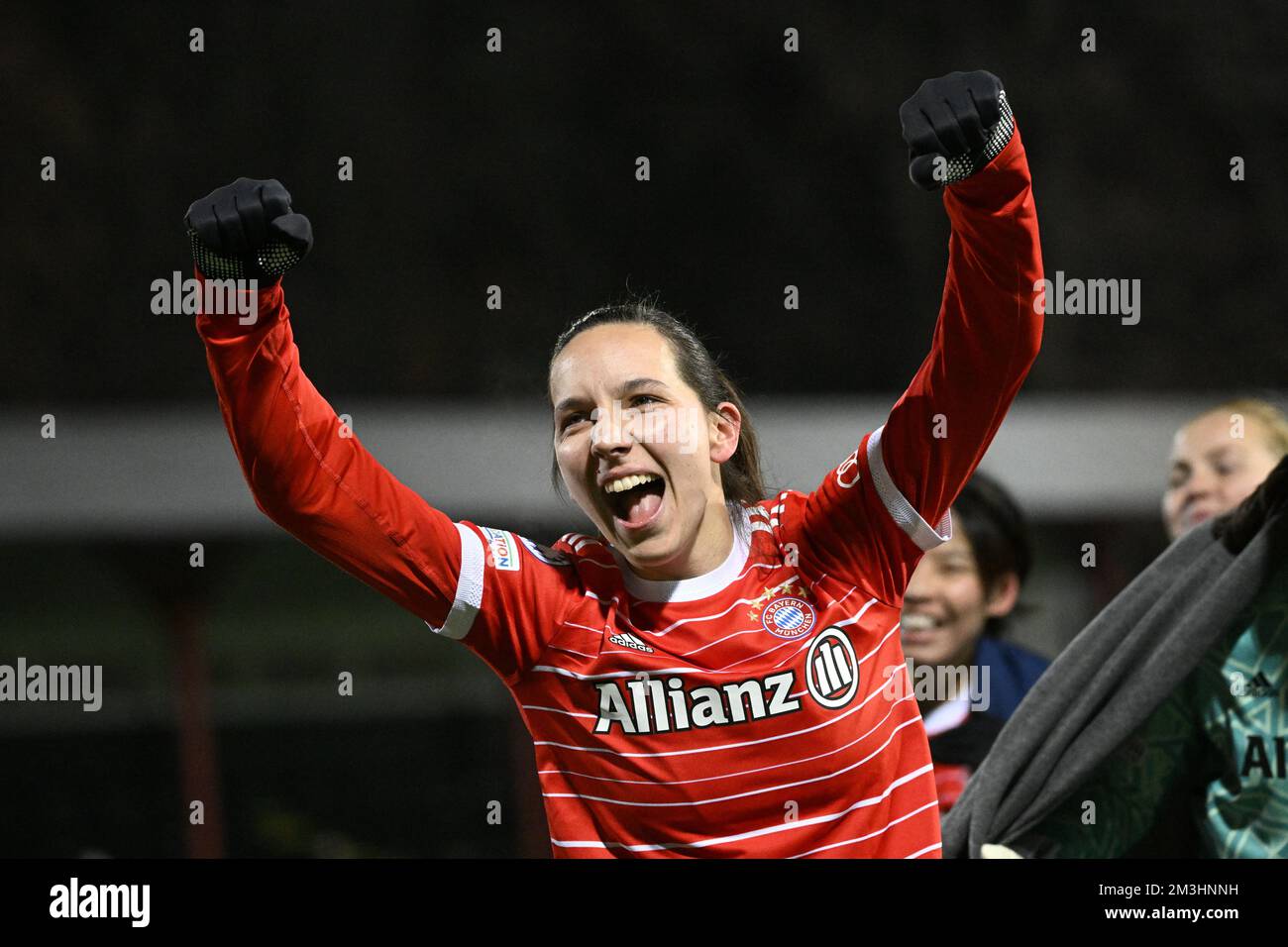 Bayern Munich's Georgia Stanway celebrates after the UEFA Women's ...